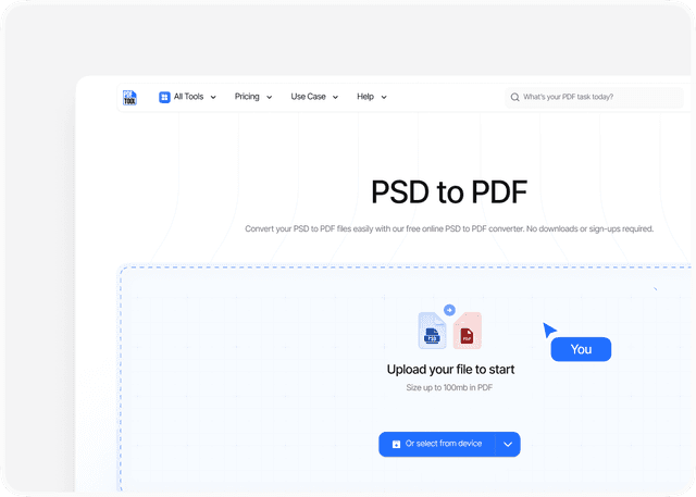 Free Online PSD to PDF Converter - PDFTool.io